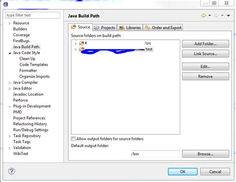 shall i add my unit test folder to the java build path in eclipse