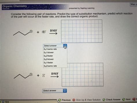 Solved Consider The Following Pair Of Reactions Predict The