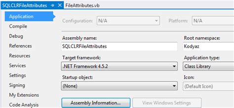 read file properties using sql server clr stored procedure