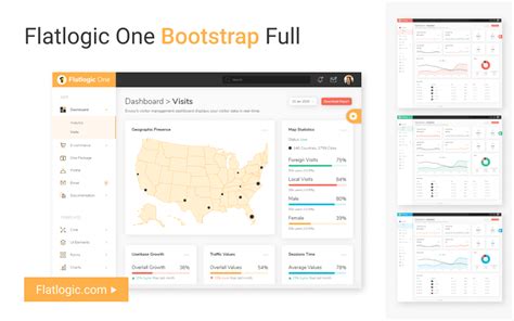 flatlogic one bootstrap template bootstrap 4 admin dashboard theme