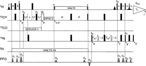 Pulse Sequence Of 3d H C Cc Tocsy [ 15 N 1 H] Trosy All The