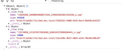 php laravel 5 read files that come in as an array of objects
