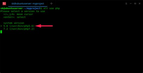 how to switch between different versions of commands in linux ostechnix