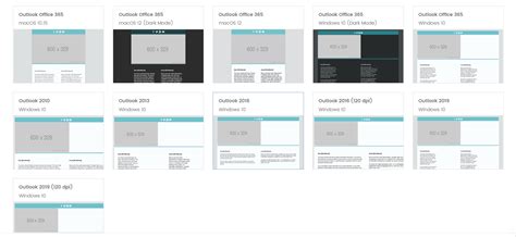 css windows outlook office 365 and outlook width spacing and