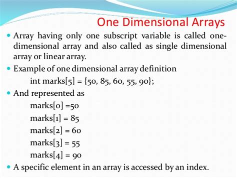 c programming arrays