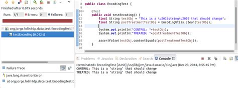 java string doesn t contain entity but shows it and representation