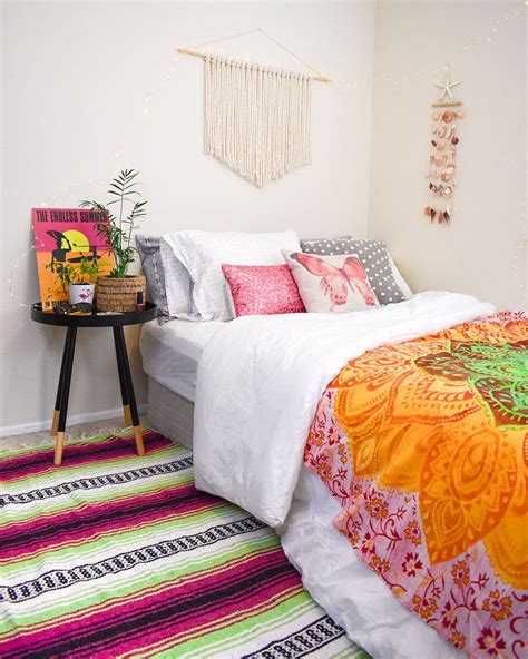 Boho Dorm Room Decor Ideas Boho Dorm Room Stylish Dorm Room Dorm