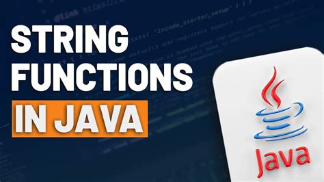 string functions in java internshalatrainingstalkies youtube