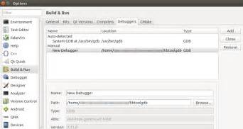 c how to debug libtool executable in qt creator stack overflow