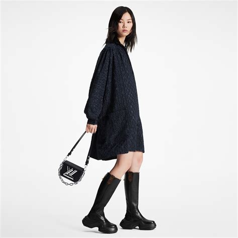 Reverse Monogram Fil Coupé Shirt Dress Ready To Wear Louis Vuitton