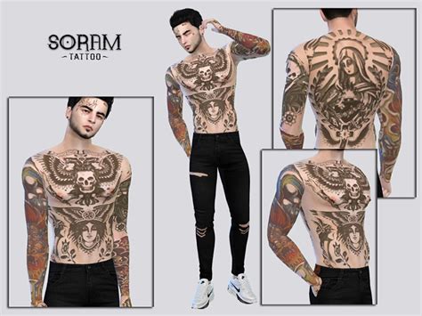 Sims 4 Full Body Tattoo