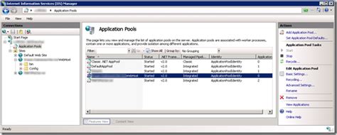 enable 32 bit application pools on iis7 ~