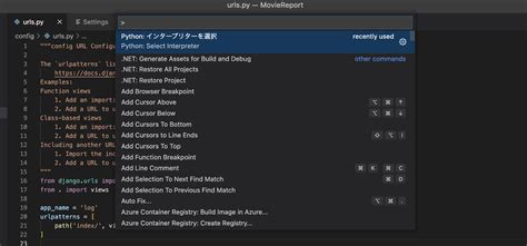 vscodeでdjangoのライブラリが「import xxx could not be resolved from source」になるとき