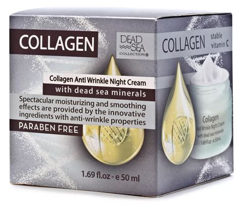Dead Sea Collagen Anti Wrinkle Night Cream 1 69 Oz Big Lots