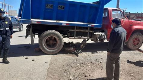 En Juliaca Trágico Accidente De Tránsito En Puente San Isidro Deja Un