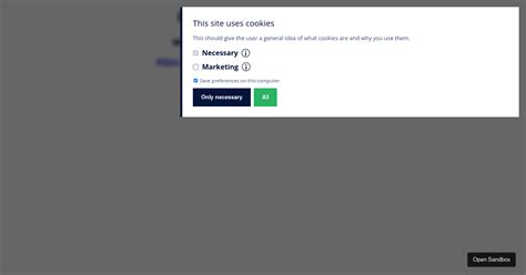 react cookie consent forked codesandbox