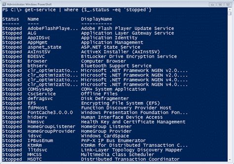 managing services the powershell way part 2 filtering 4sysops