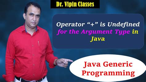 java oops 36 operator is undefined for the argument type java