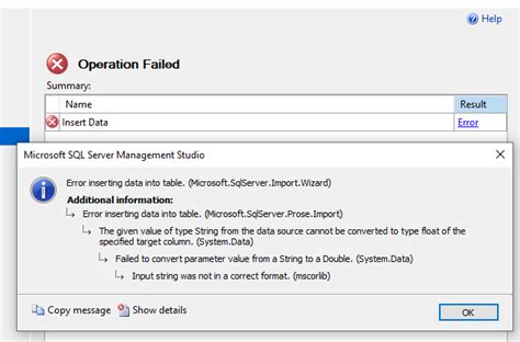 sql server mssql import flat file incorrect format