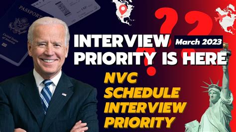 Breaking News Interview Priority Schedule 2023 By Nvc Immigrant Visa