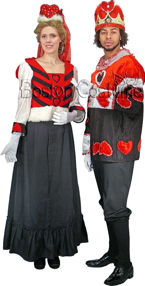 King And Queen Of Hearts Costumes At Boston Costume