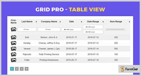 jquery array to table decoration examples