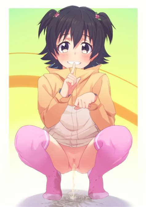 Rule 34 D Akagi Miria Bangs Black Hair Blush Bottomless Brown Eyes