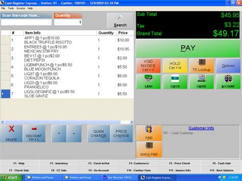 pcamerica cash register express pos software