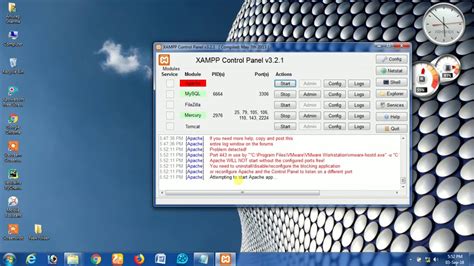 how to fix xampp apache server problem not running xampp youtube