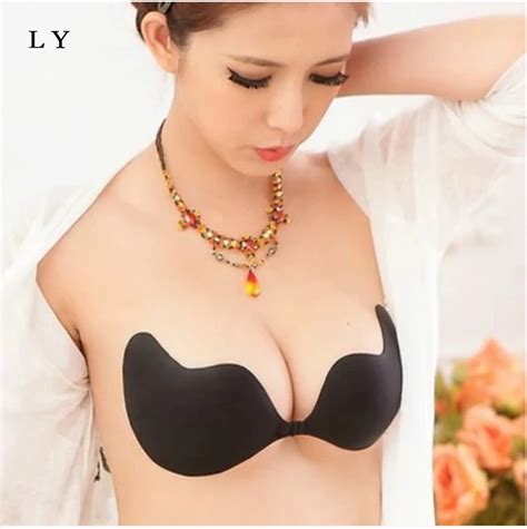 Women Summer Style Silicone Strapless Push Up Bra Sexy Bralette Self