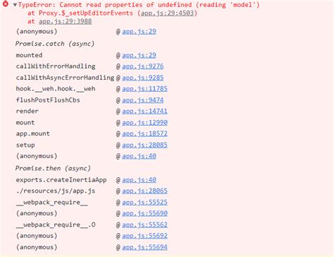 laravel typeerror cannot read properties of undefined reading