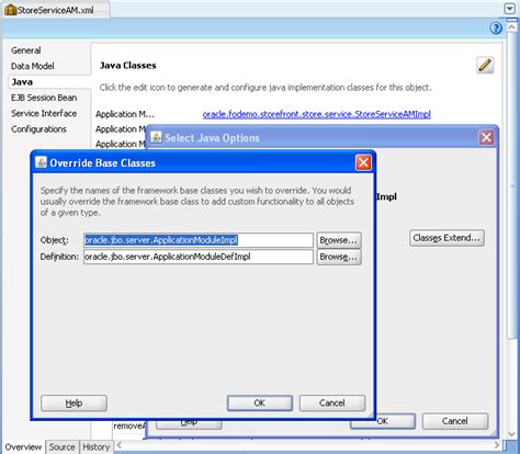 extending business components functionality