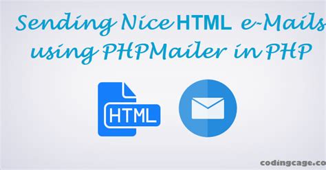 how to send html format emails in php using phpmailer