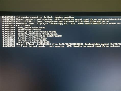 kernel panic plus other system errors linux level1techs forums