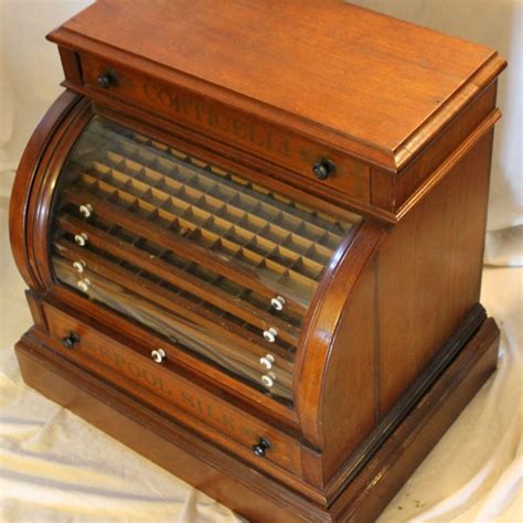 Bargain Johns Antiques Blog Archive Corticelli Walnut Spool Cabinet