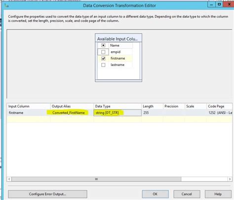 ssis cannot convert between unicode and non unicode string data types