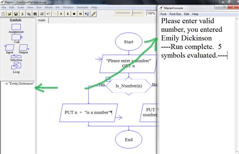 user input validation in raptor flowchart testingdocs