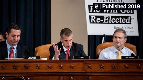 Opinion Republicans Want To Turn The Impeachment Hearings Into ‘judge