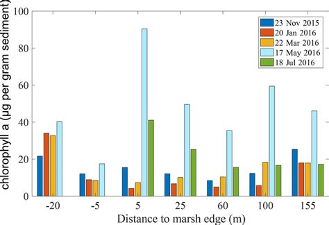 Spatiotemporal Variation Of The Chlorophyll A Level In Surface Sediment