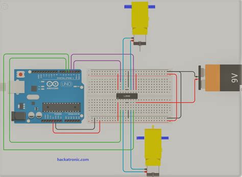 l293d pin diagram working and interfacing of l293d with arduino
