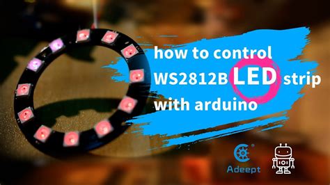 How To Control Ws2812b Rgb Led Strip With Arduino Youtube