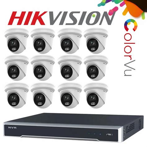 Hikvision 8mp Colorvu Fixed Turret Network Night Version Cctv Ip