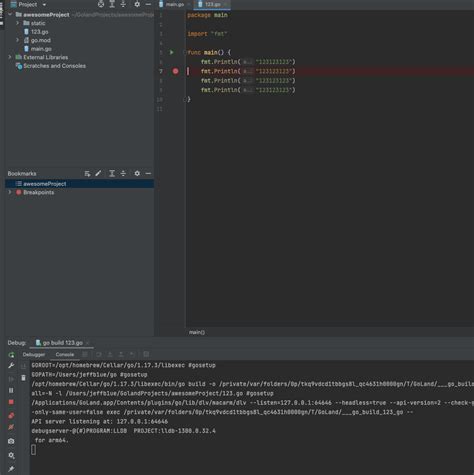 debugging goland debug go got hanged goland 2021 3 stack overflow