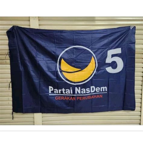 Jual Bendera Partai Nasdem Ukuran 2x3 M Shopee Indonesia