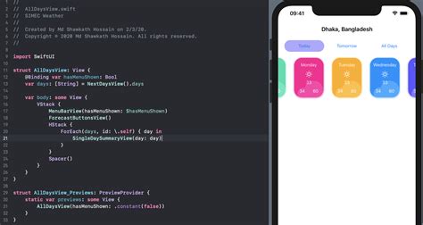 swift swiftui how to put a line break within foreach loop where it
