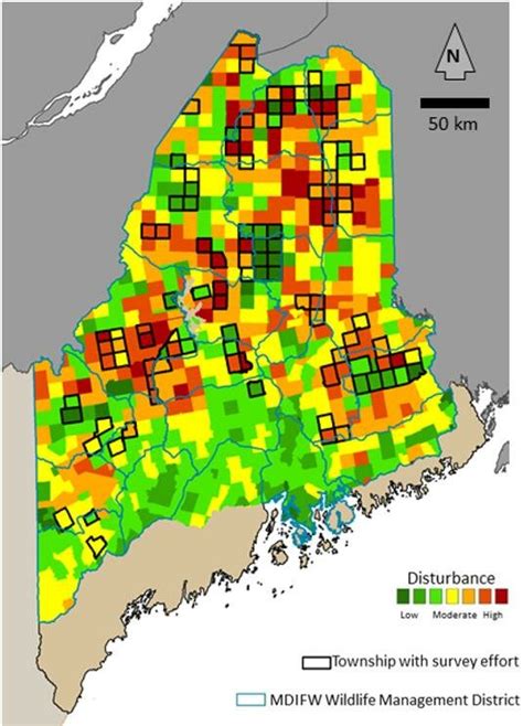 Fig D 2 Forest Disturbance Categories At The Township Level Across