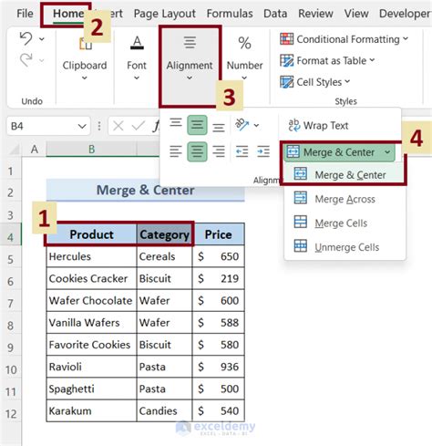 How To Merge Columns In Excel 4 Ways Exceldemy