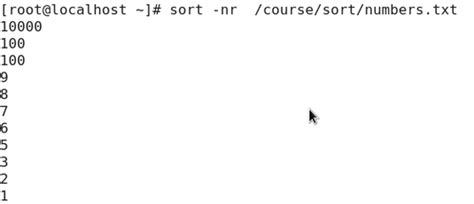 linux sort linuxway