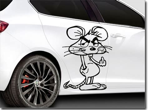 Autoaufkleber Coole Maus Auto Aufkleber Autos Aufkleber