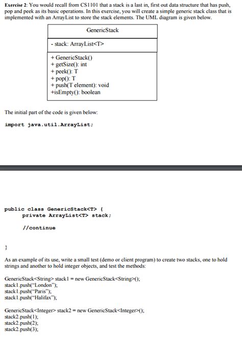 solved exercise 2 you would recall from cs1101 that a st